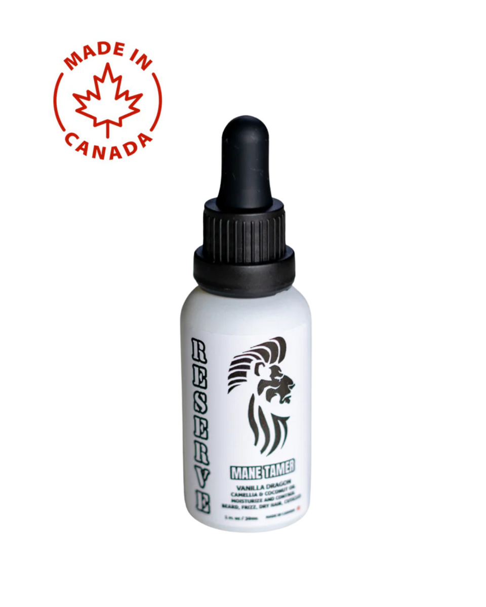 RESERVE Mane Tamer Beard Oil - Vanilla Dragon – RESERVE Grooming